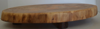 Rustic Log Slice Charcuterie board, Cutting Board, Cake Stand, Serving ...